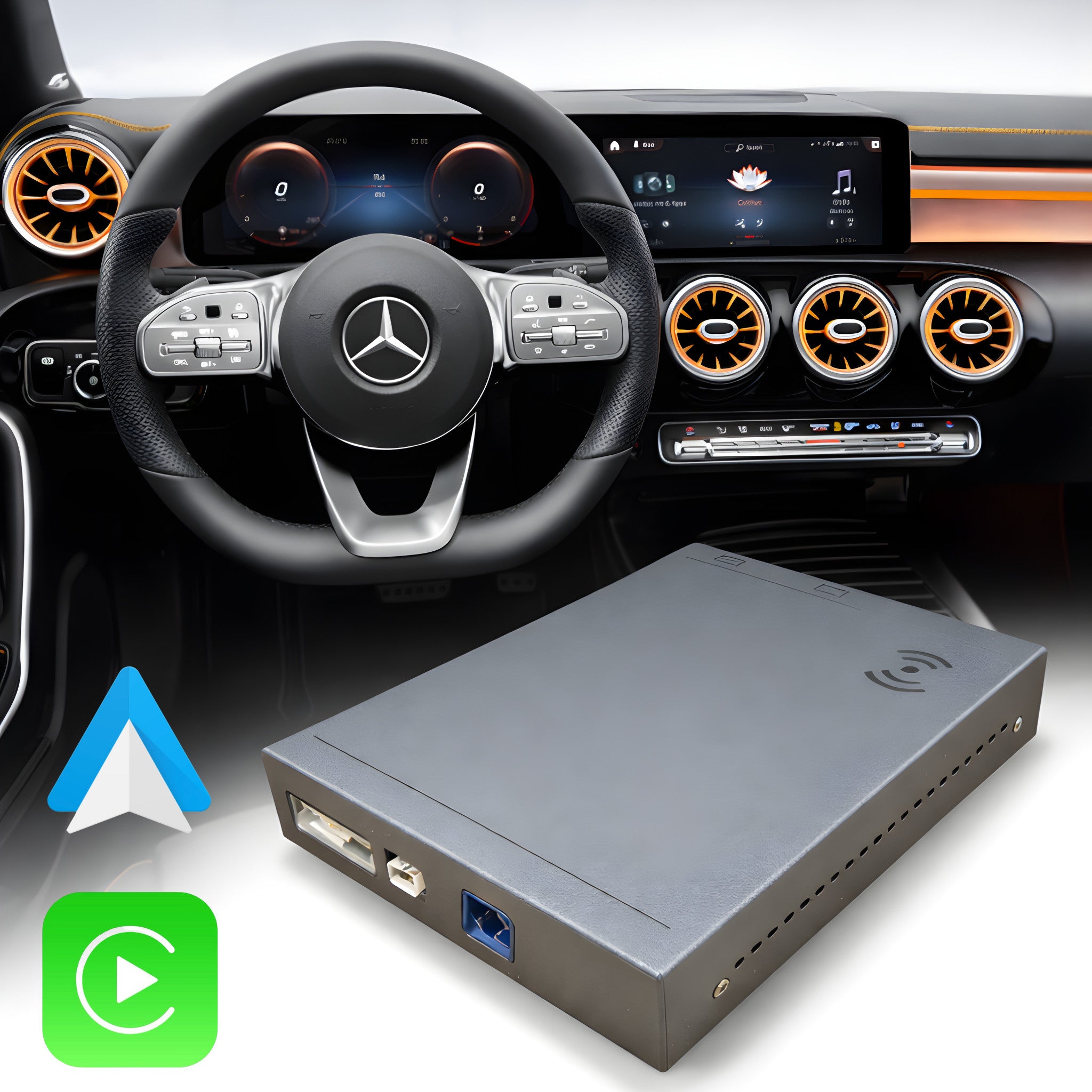 Boitier Apple Carplay et Android Auto pour Mercedes CLA (C118) NTG 6 ...