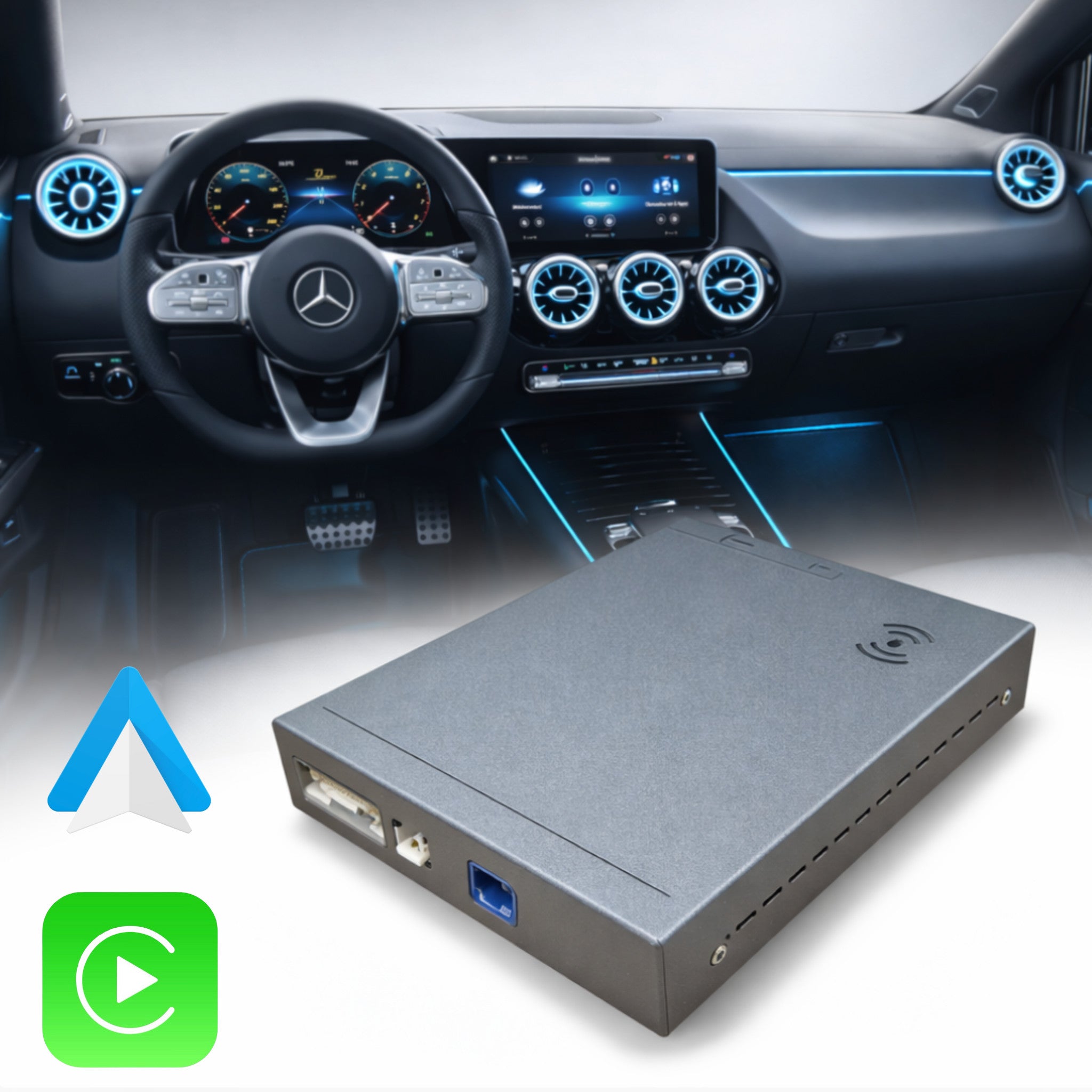 Boitier Apple Carplay et Android Auto pour Mercedes Classe B NTG 6 ...