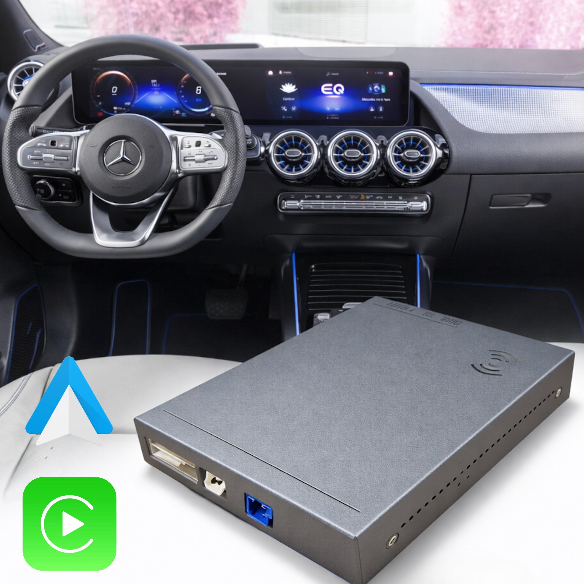 Boitier Apple Carplay et Android Auto pour Mercedes EQA NTG 6 – GOAUTORADIO